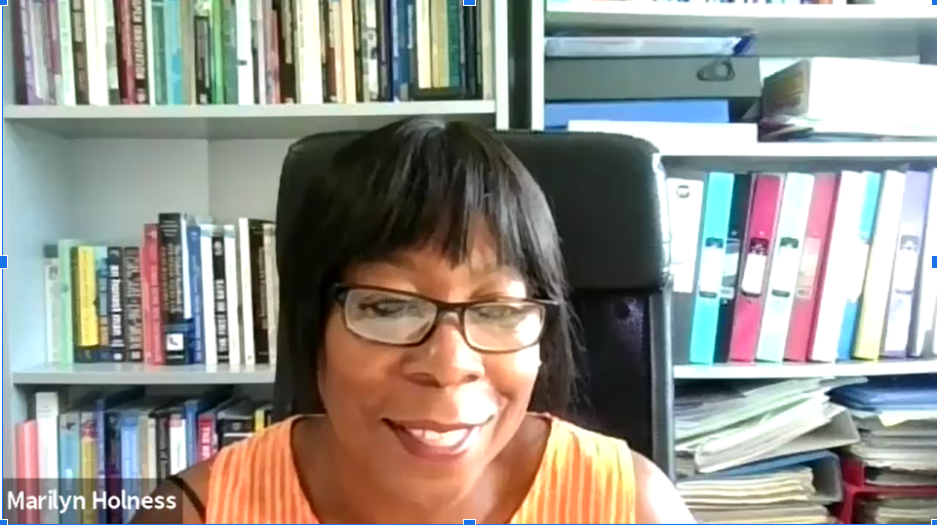 A wonderful chat with the delightful Professor Marilyn Holness, OBE